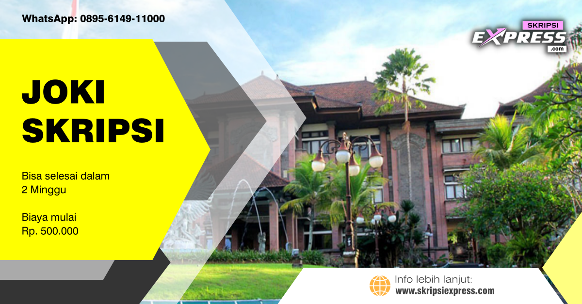Joki Skripsi Jembrana. Dapat selesai dalam 2 Minggu - Startup Semarang
